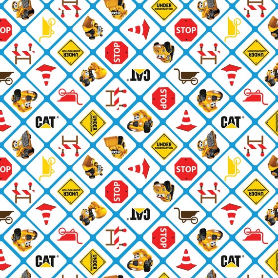 Caterpillar CAT Fabric Building Crew Signs in White Premium - Etsy