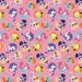 My Little Pony Fabric MLP Fabric Toss in Pink Premium Quality 100% ...