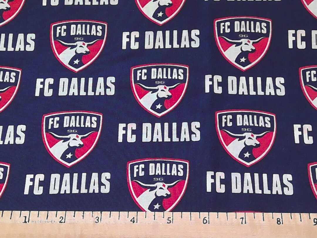 FC Dallas Professional Soccer PRE-CUT Fabric 100% Cotton - Etsy
