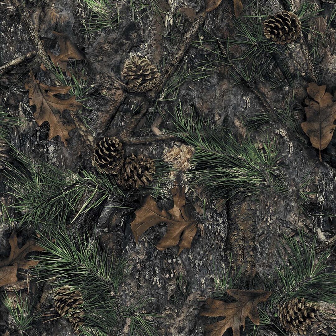 True Timber Camouflage Mixed Pine 100% Cotton Fabric From Springs ...