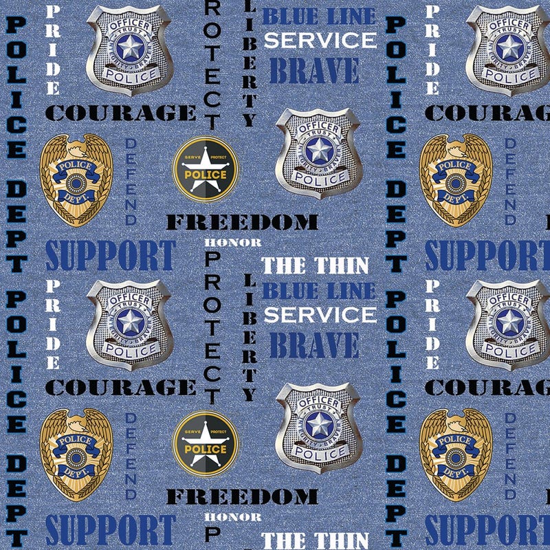 Police Officer Quilt - Etsy