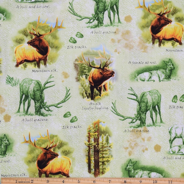Elk Fabric - Etsy