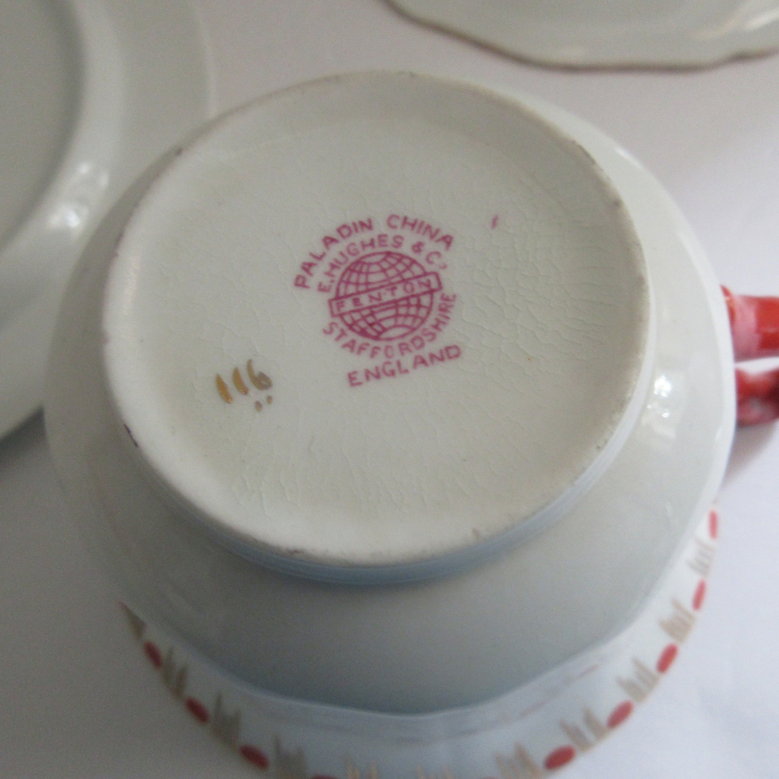 Vintage Paladin China E.Hughes & Co. Fenton Staffordshire | Etsy