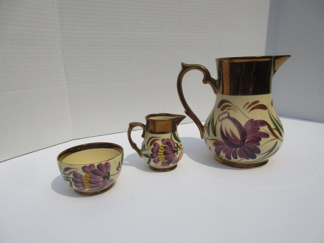 Lusterware Set, Vintage Lusterware, Wade Lusterware, Harvest Ware ...