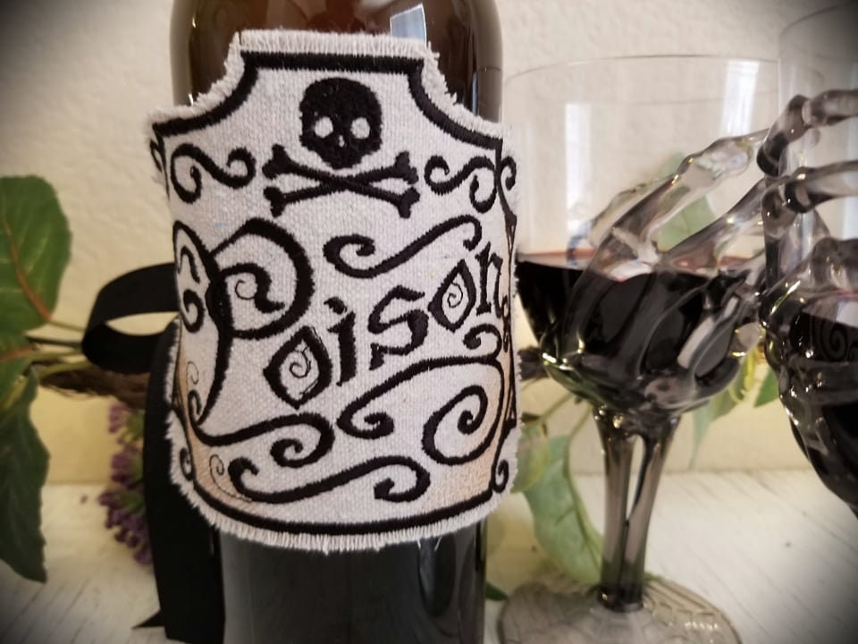 Poison Apothecary Halloween Wine Bottle Labels for Party & | Etsy