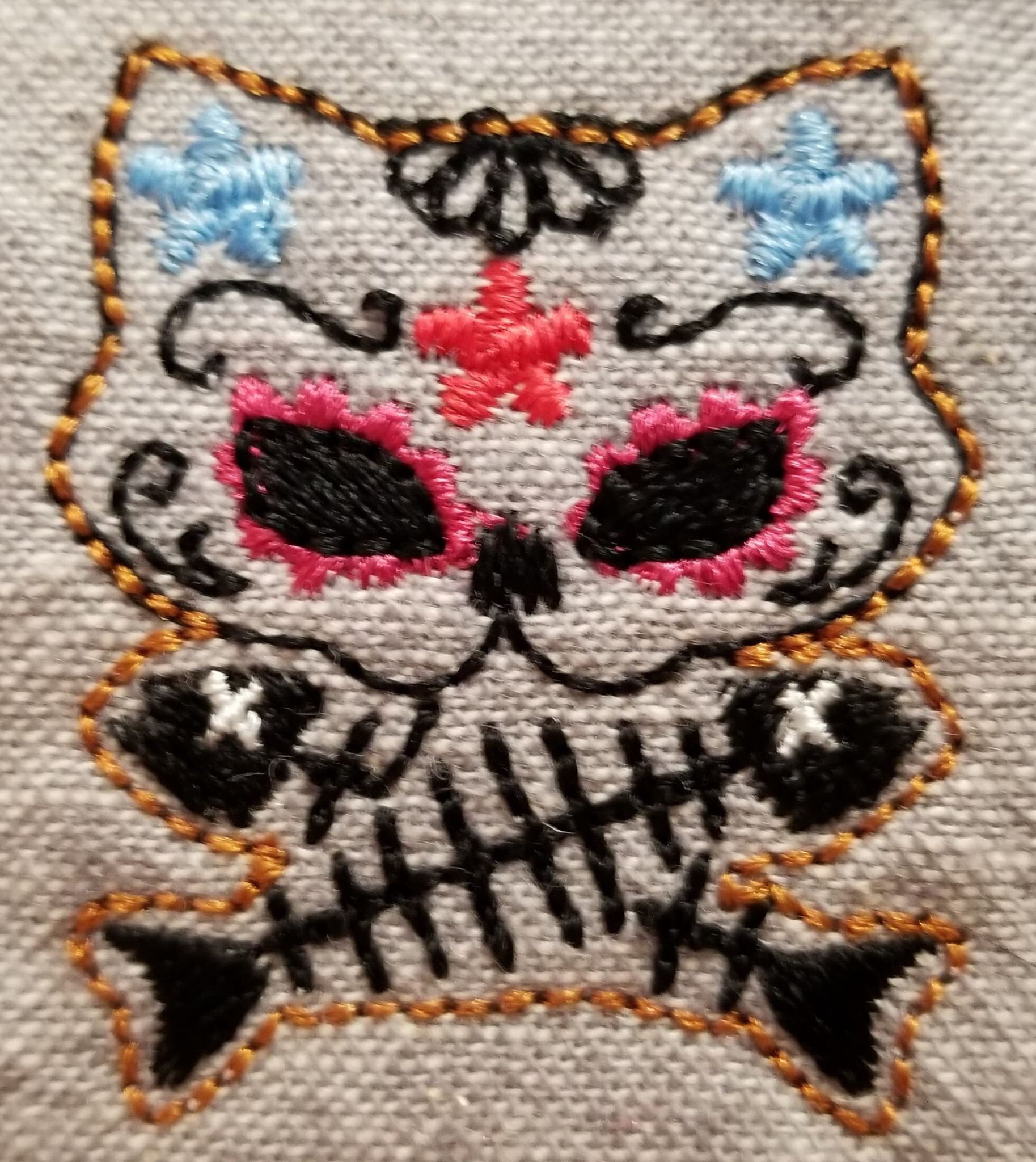 Sugar Skull Family Tree Pillow – Personalized Embroidered Anniversary ...