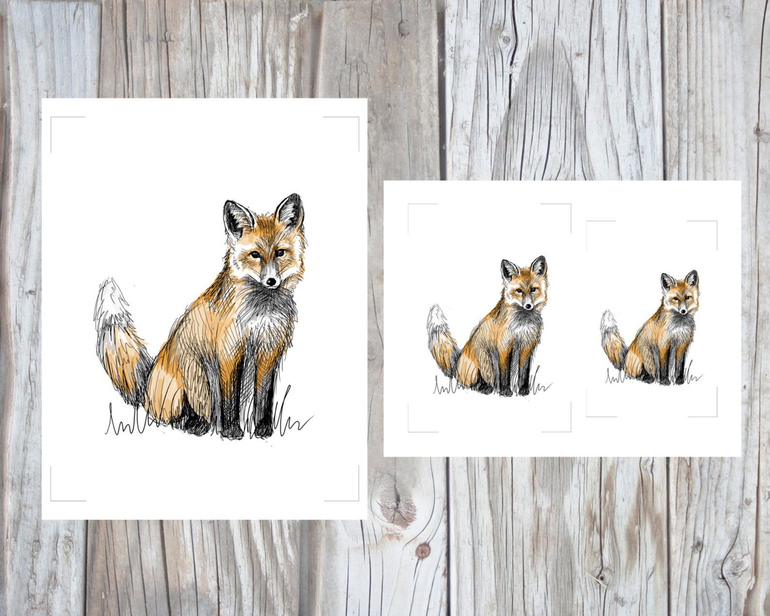 Fox Art Print, Woodland Nursery, Instant Download Printable Art ...