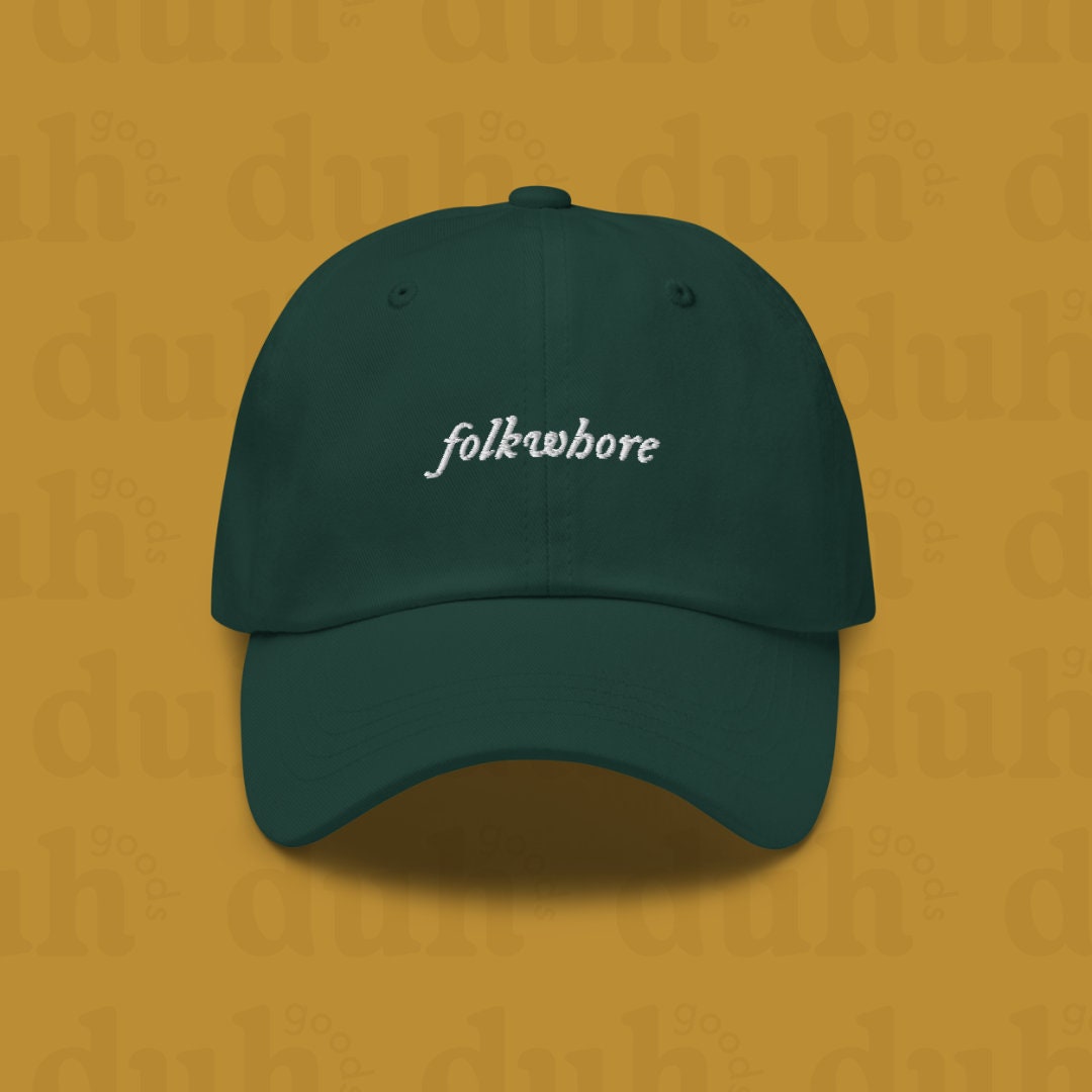 Folkwhore Dad Hat Taylor Swift Embroidered Baseball Cap Folklore ...