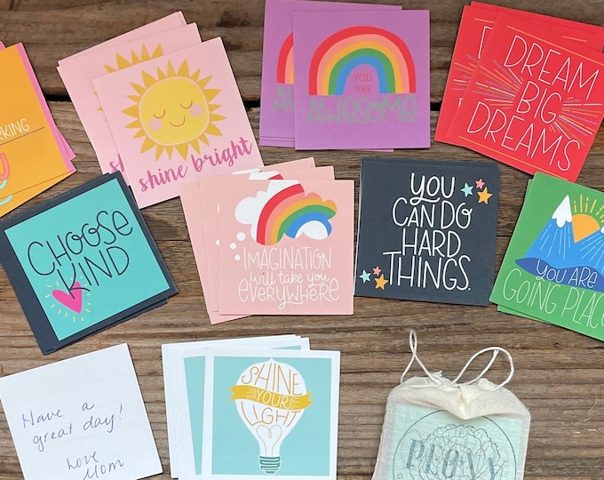 Lunchbox Notes for Kids - Lunchbox Cards - Motivational Cars for Kids ...