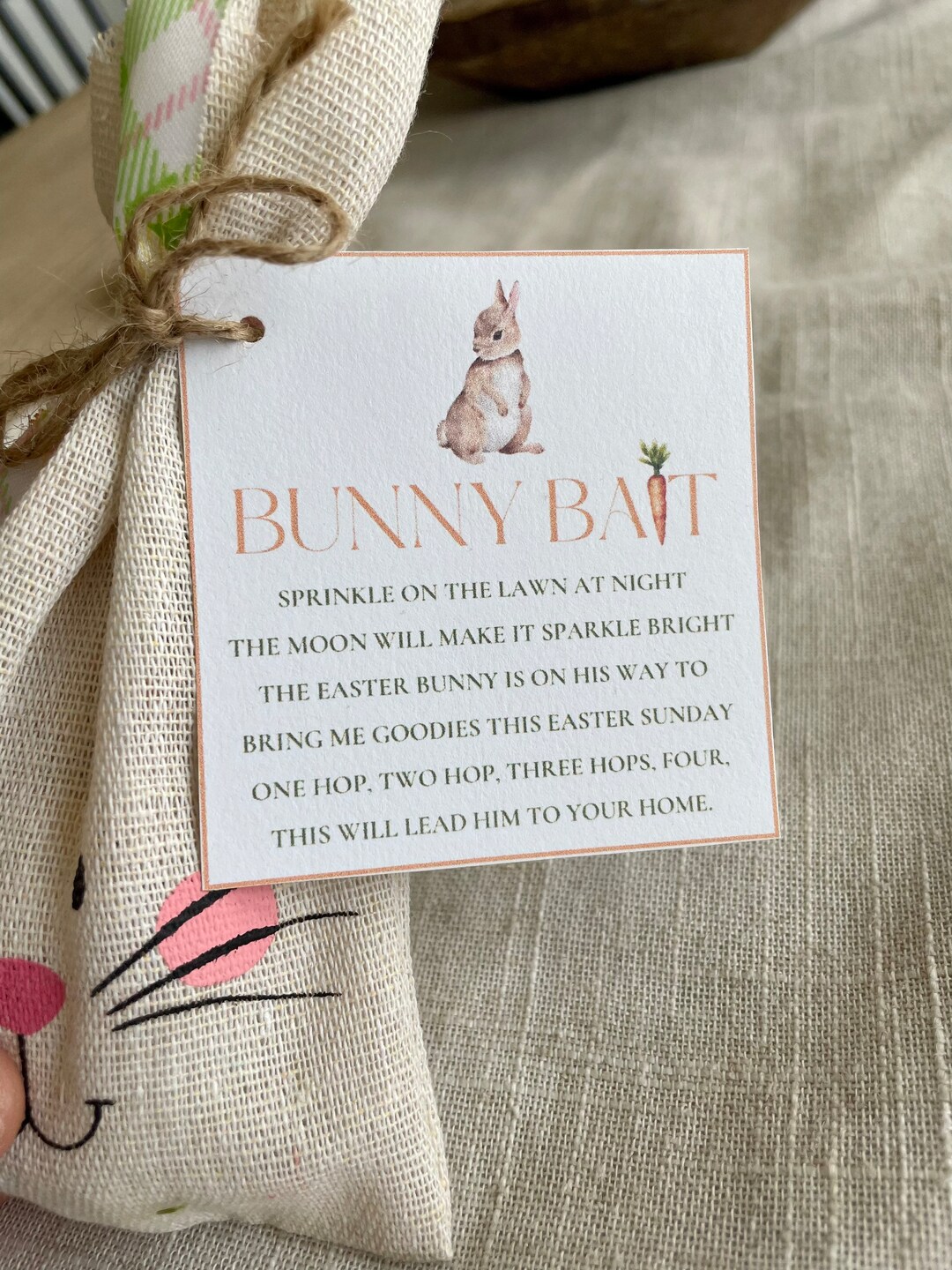 Printable Bunny Bait Tags|| Digital Download Easter Bunny Bait ...