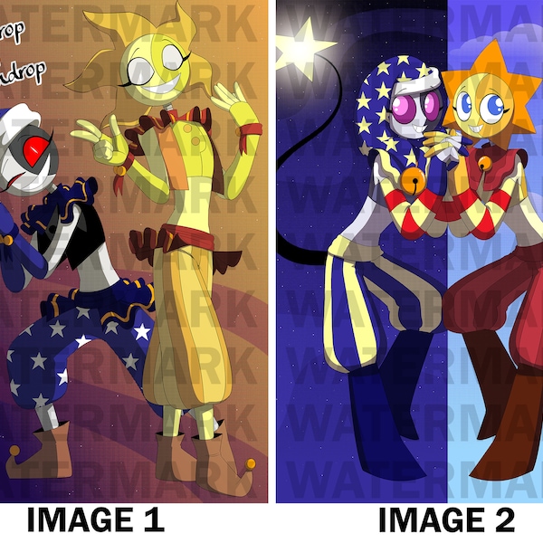 Cute Sundrop and Moondrop - Etsy