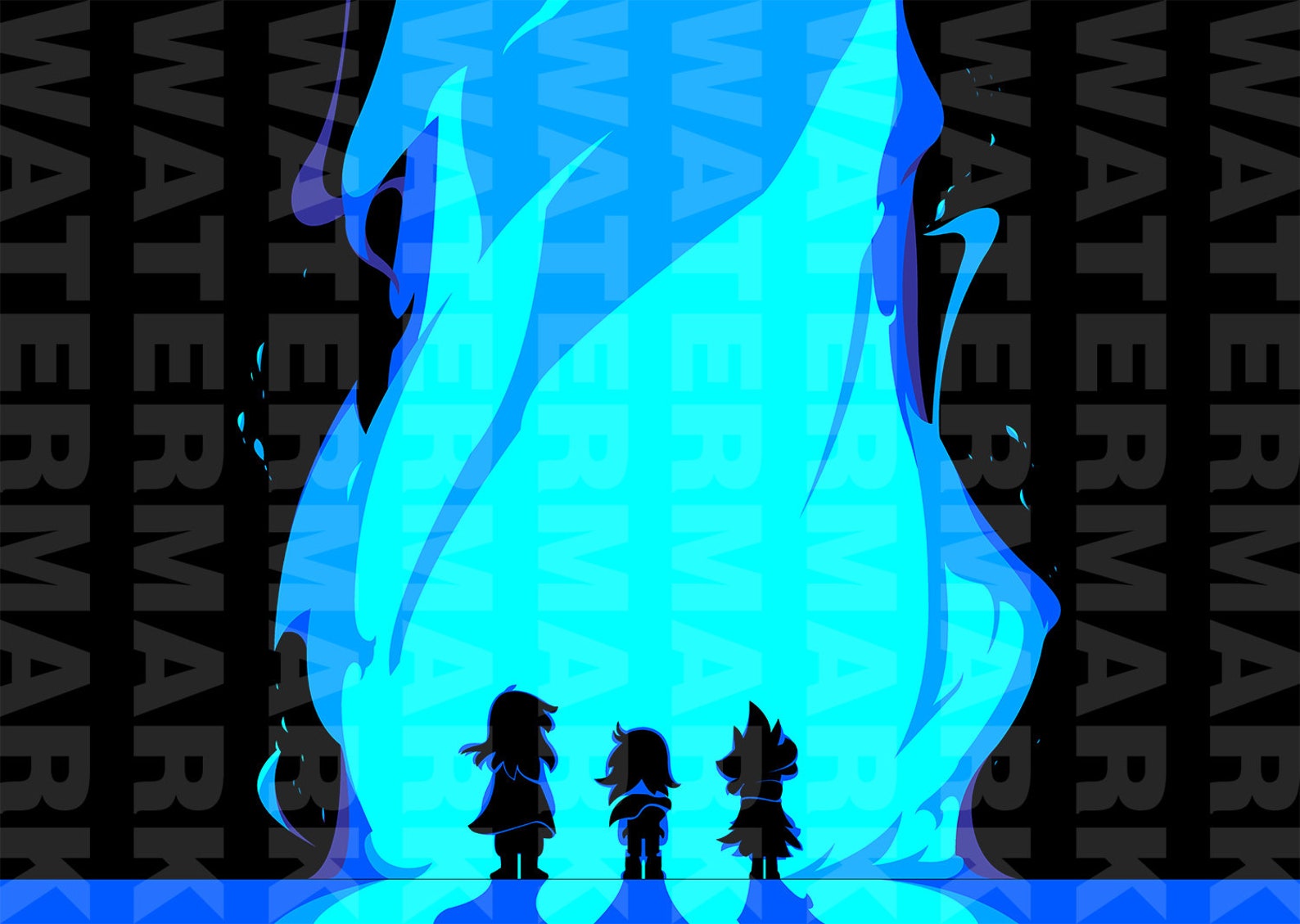 Deltarune: Dark Fountain Poster - Etsy Canada