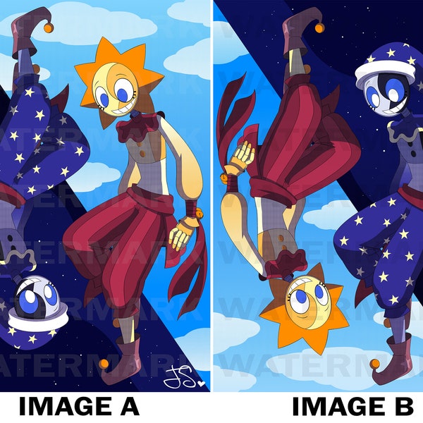 Sun and Moon Poster - Etsy