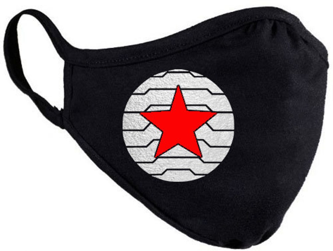 Shield Winter Soldier Face Mask | Shield Face Mask | 2 Ply Cotton ...