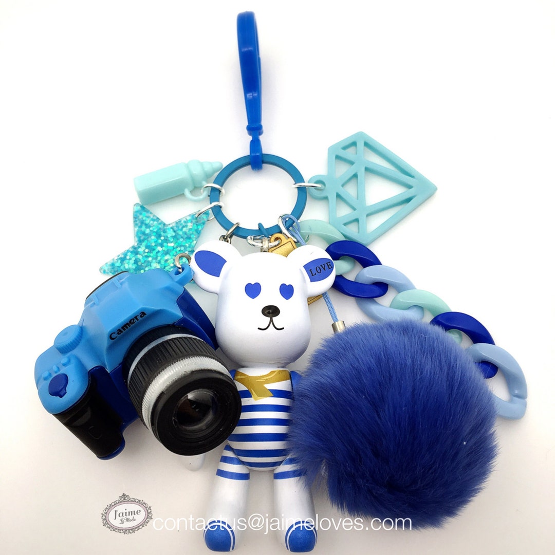 Popobe Blue Sailor Bag Charm - Etsy