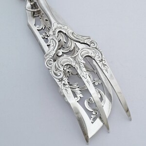 Boxed French Sterling Silver Handled 2pc Fish Serving Set Fish Fork ...