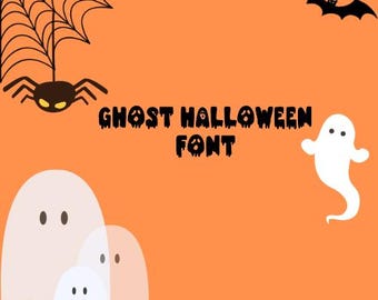 Ghost Font SVG, Horror Alphabet SVG, Ghost Font SVG, Ttf, Pdf, Png ...