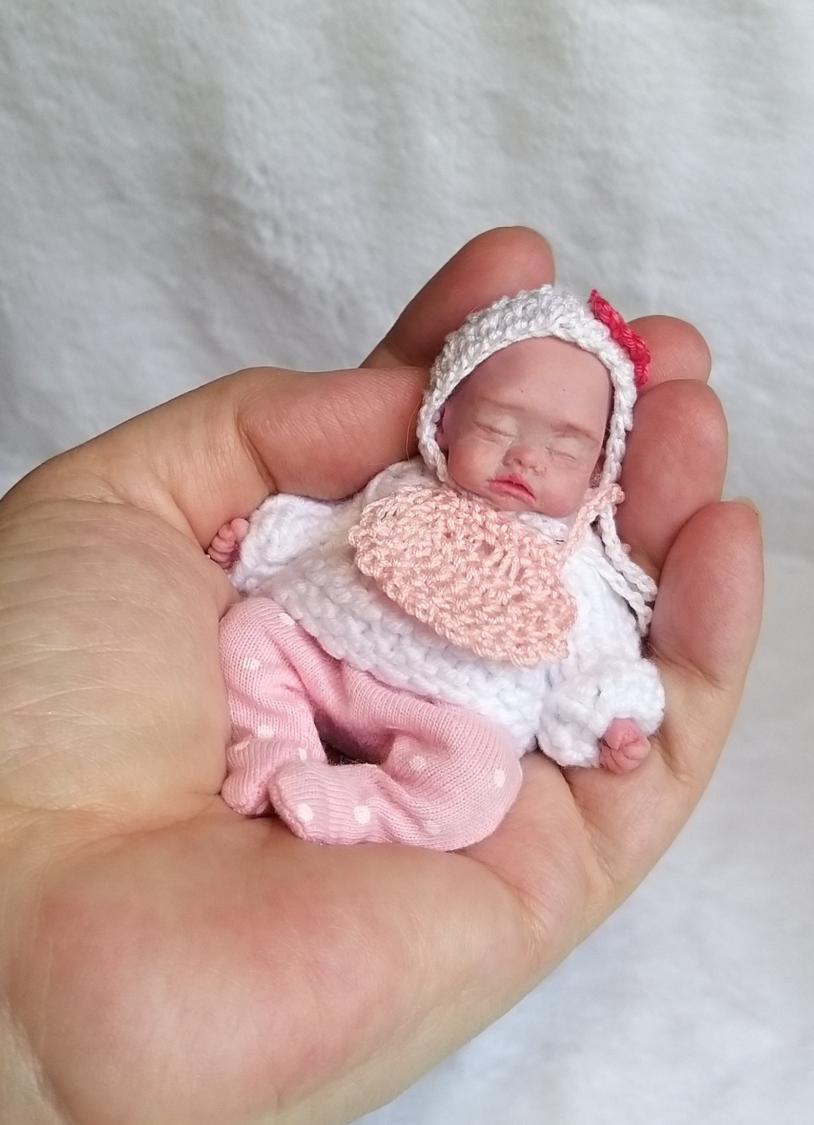 Mini silicone baby doll 3.5 inch full body Tutsi painted | Etsy