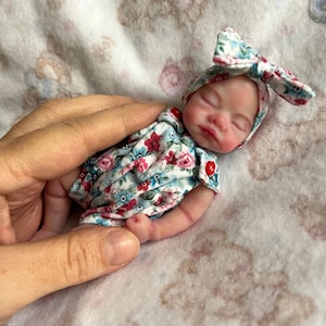 Mini Silicone Baby Doll Girl 6 Inch Catrina, Mini Silicone Babies ...