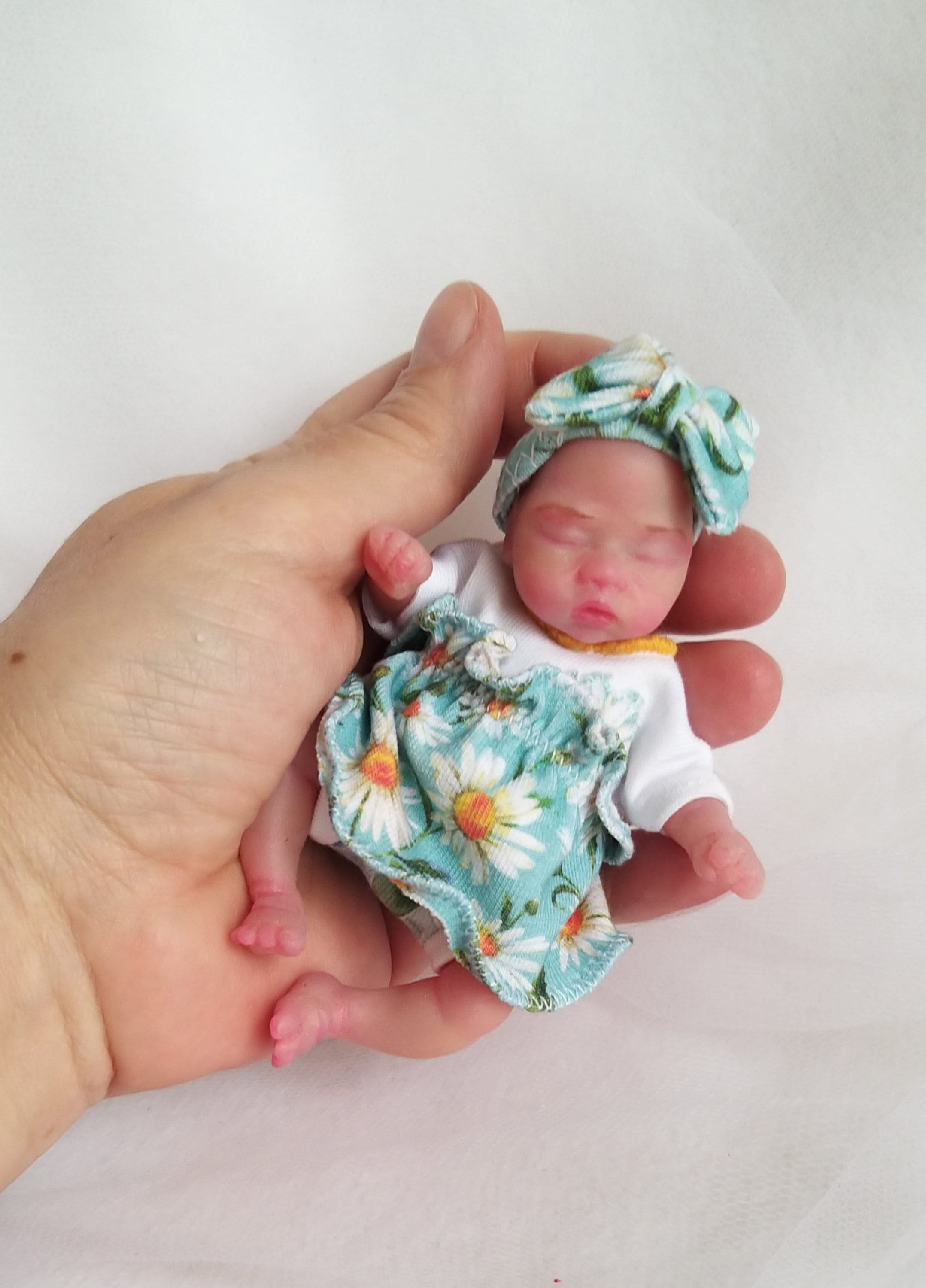 5 Inch Silicone Baby Doll Full Body Akayla Mini Silicone - Etsy