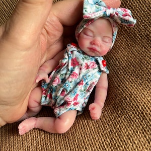 Mini Silicone Baby Doll Girl 6 Inch Catrina, Mini Silicone Babies ...