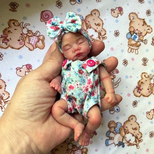 Mini Silicone Baby Doll Girl 6 Inch Catrina, Mini Silicone Babies ...