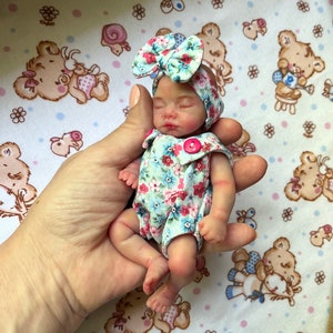 Mini Silicone Baby Doll Girl 6 Inch Catrina, Mini Silicone Babies ...