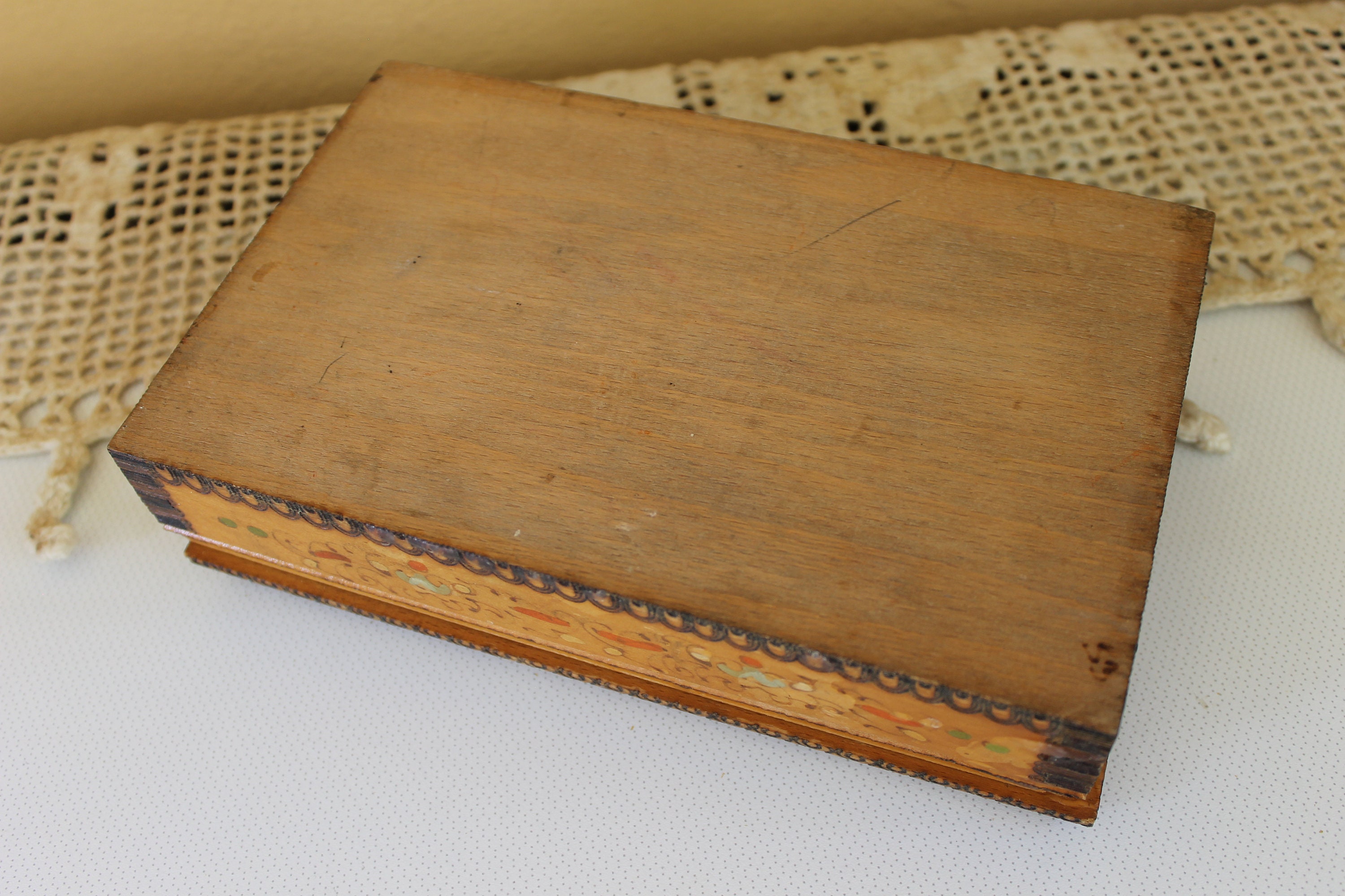 Vintage Cigarette Box Old Wooden Cigarette Box Handmade - Etsy