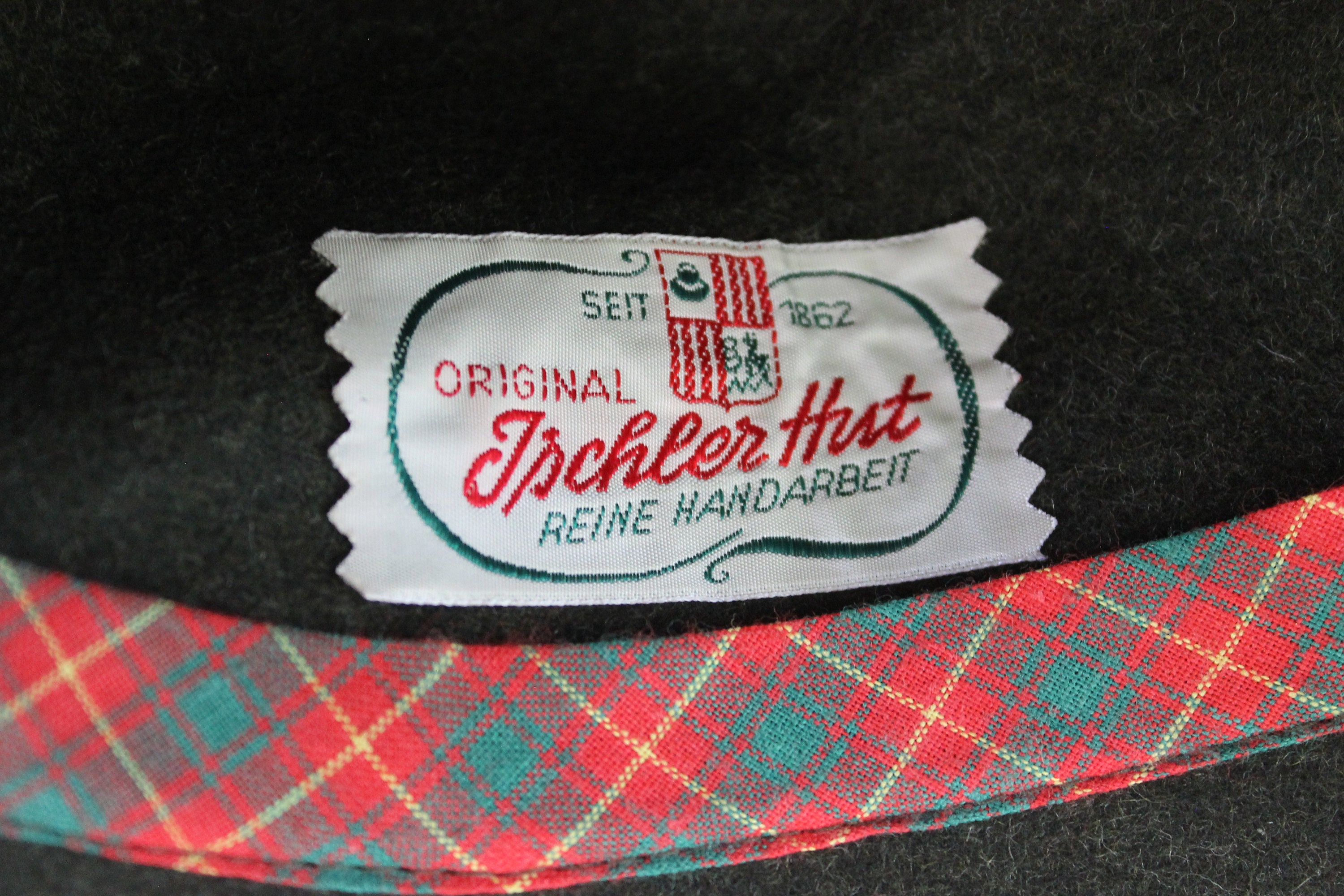 Vintage Hat Fedora Hat Original Ischler Hut REINE HANDERBEIT - Etsy