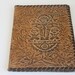 Vintage Book Cover Embossed Leather Folder Hand Tooled - Etsy