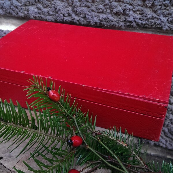 Vintage Wood Box - Etsy