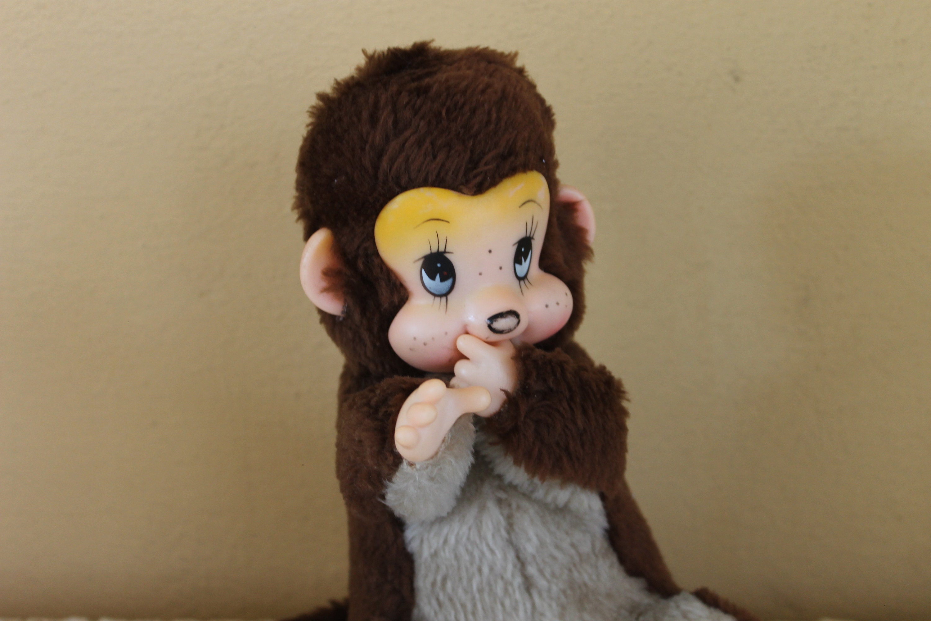 Vintage Toy Monkey Monchichi Stuffed Monkey Monchichi | Etsy
