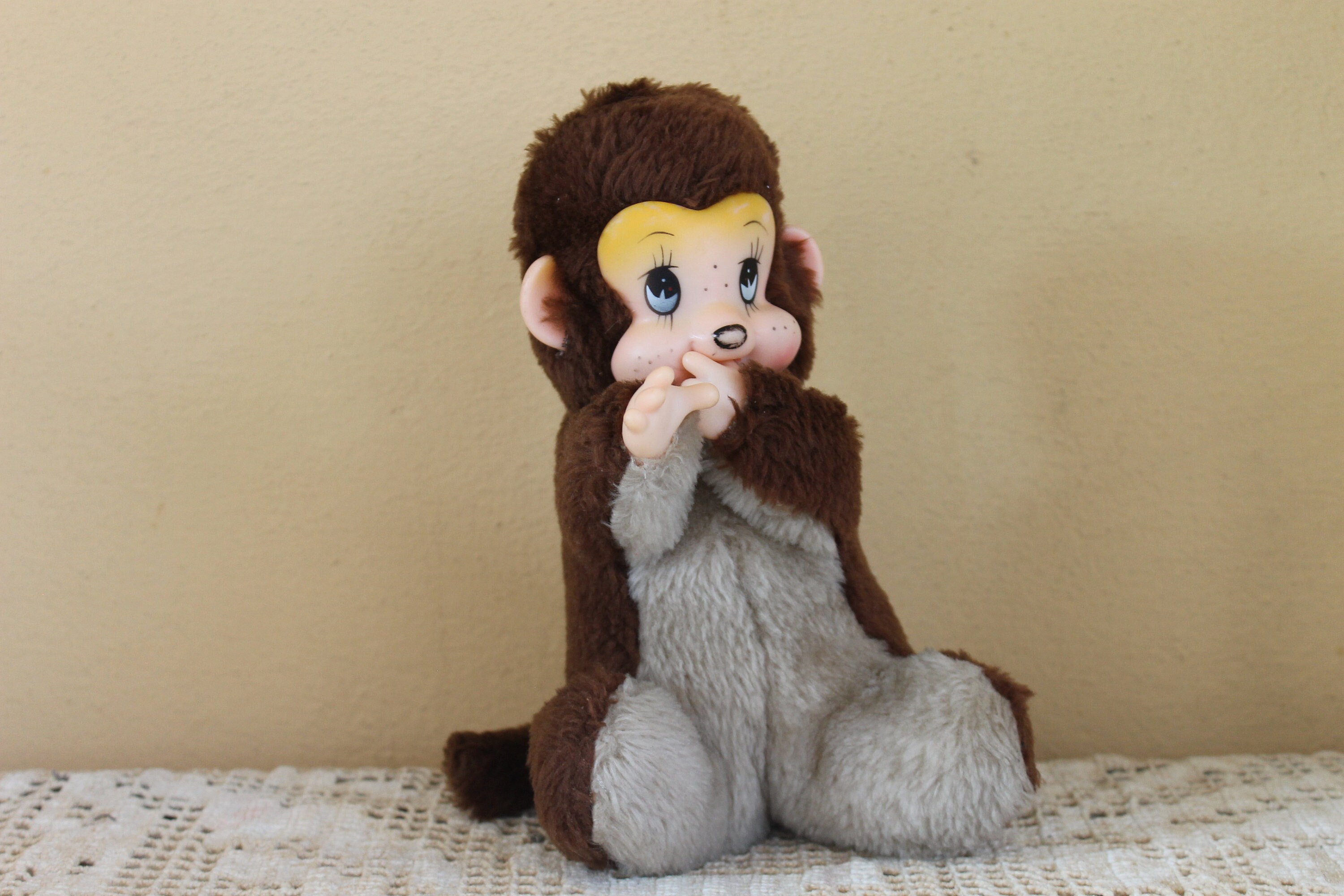 Vintage Toy Monkey Monchichi Stuffed Monkey Monchichi | Etsy