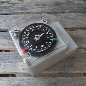 Vintage Clock Switch, Czechoslovak Clock for Switching From Night to ...