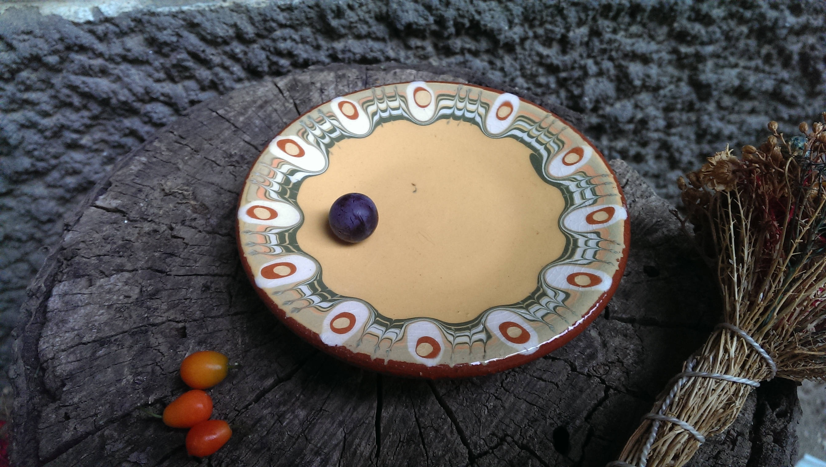 Bulgarian Troyan Pottery Vintage Glazed Clay Plate Handmade | Etsy