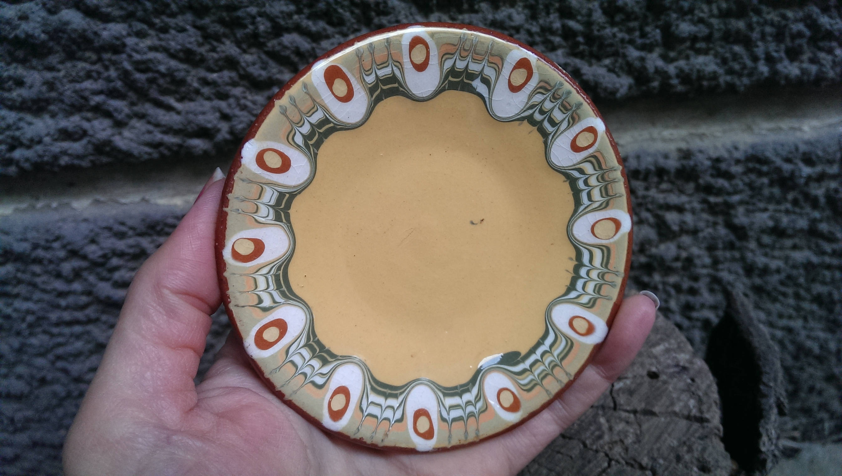 Bulgarian Troyan Pottery Vintage Glazed Clay Plate Handmade | Etsy