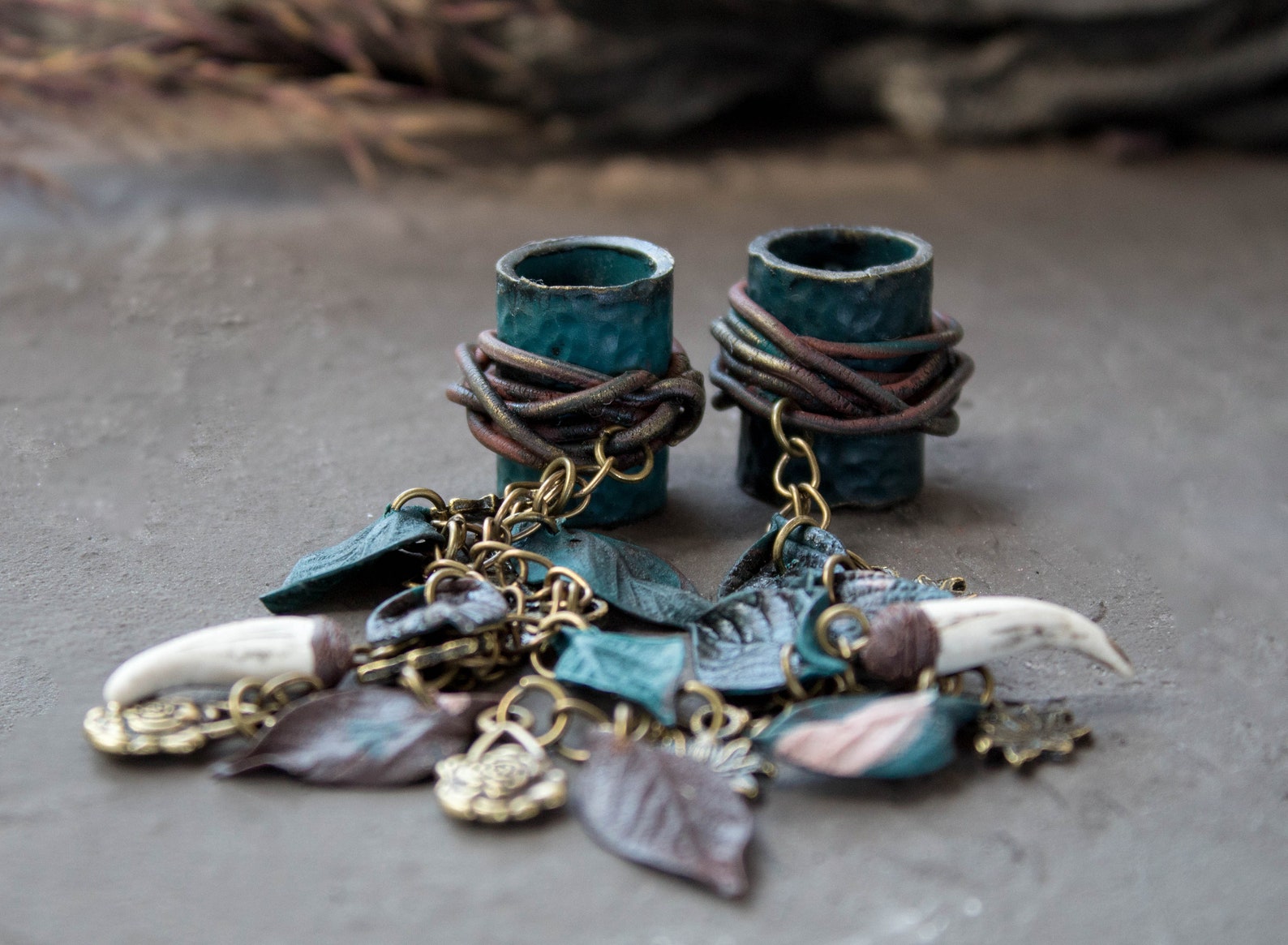 Dangle Dread Beads Long Chain Charm Dreadlock Accessory - Etsy