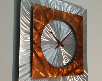 Copper Wall Clock - Etsy