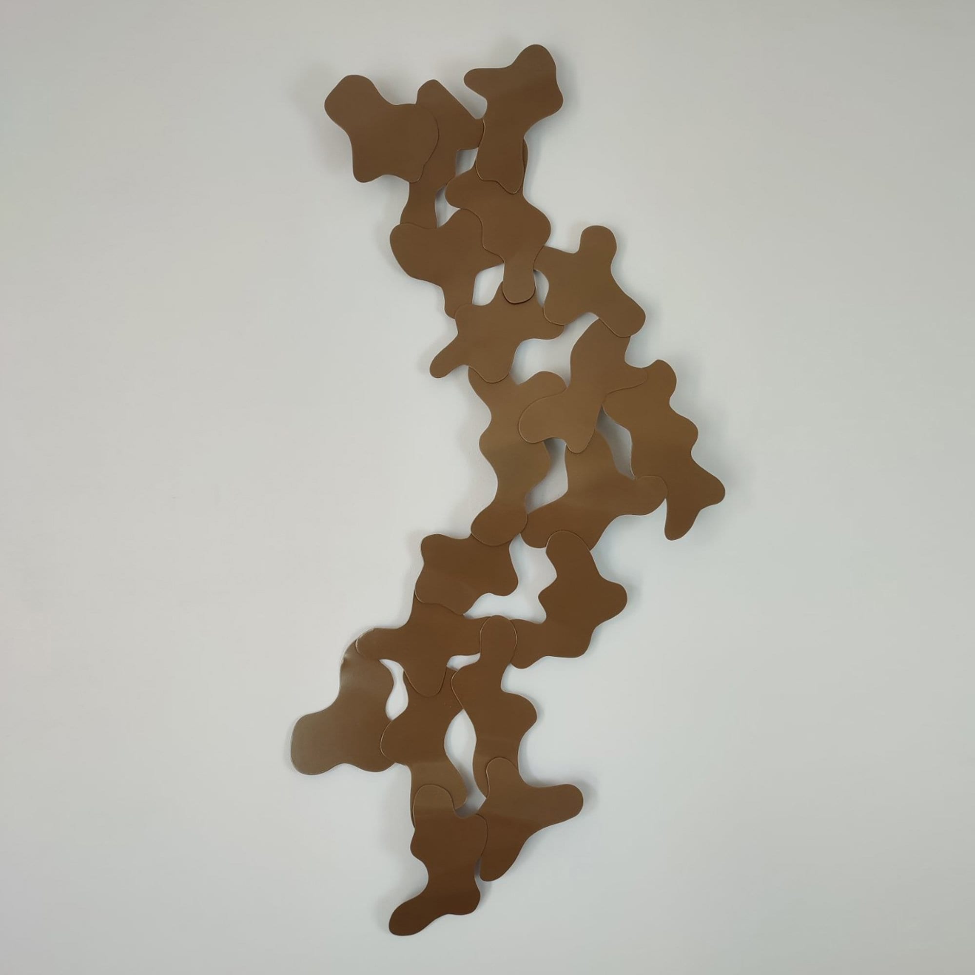 Abstract Bronze Metal Wall Art Modern Metal Entryway Wall - Etsy