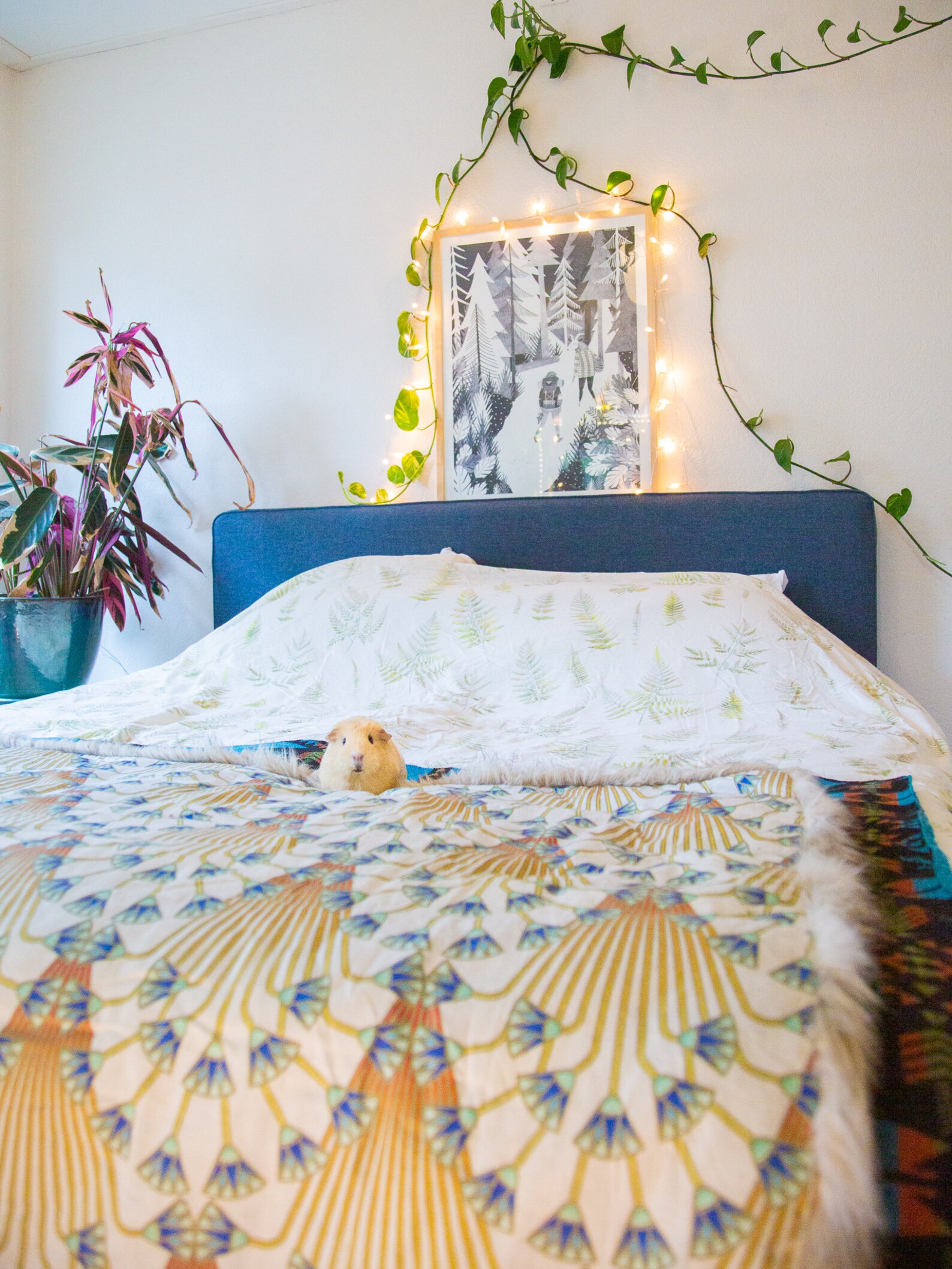 ART DECO Throw Blanket From Eco Recycled Canvas and High-end - Etsy