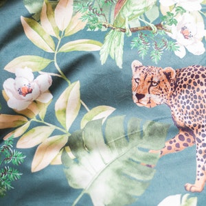 The Velvet Jungle Throw With High-end Faux Fur - Etsy