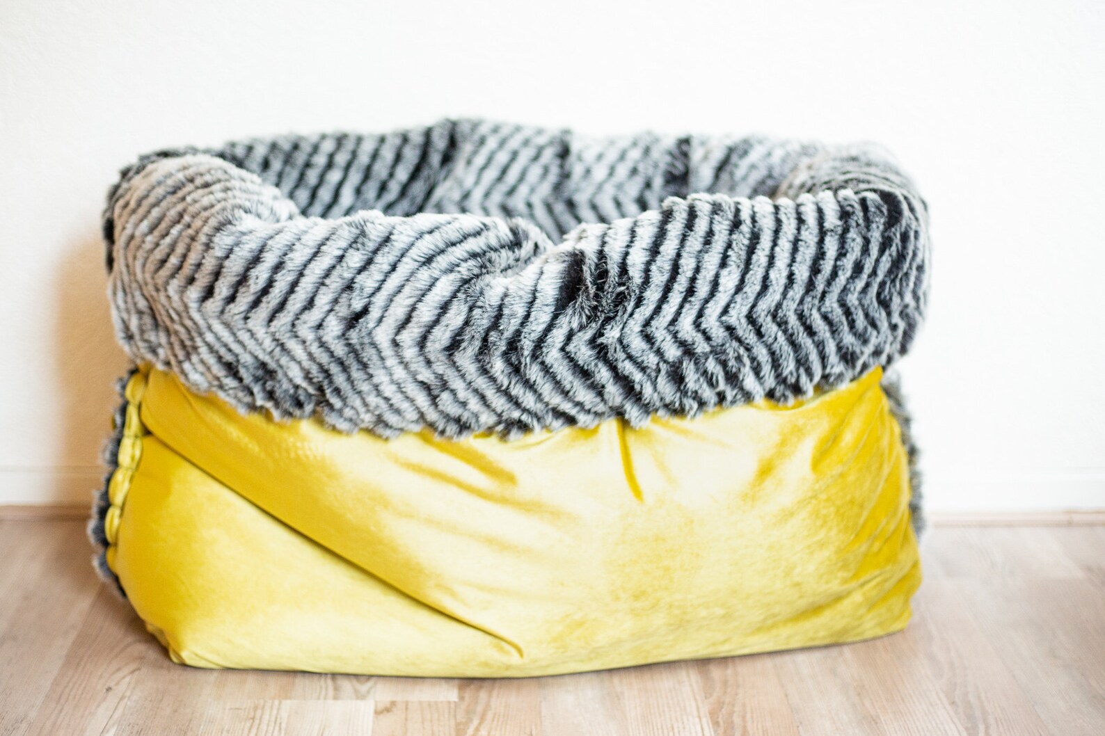 Curry Velvet Faux Fur Snuggle Sack Cuddle Cave Travel | Etsy