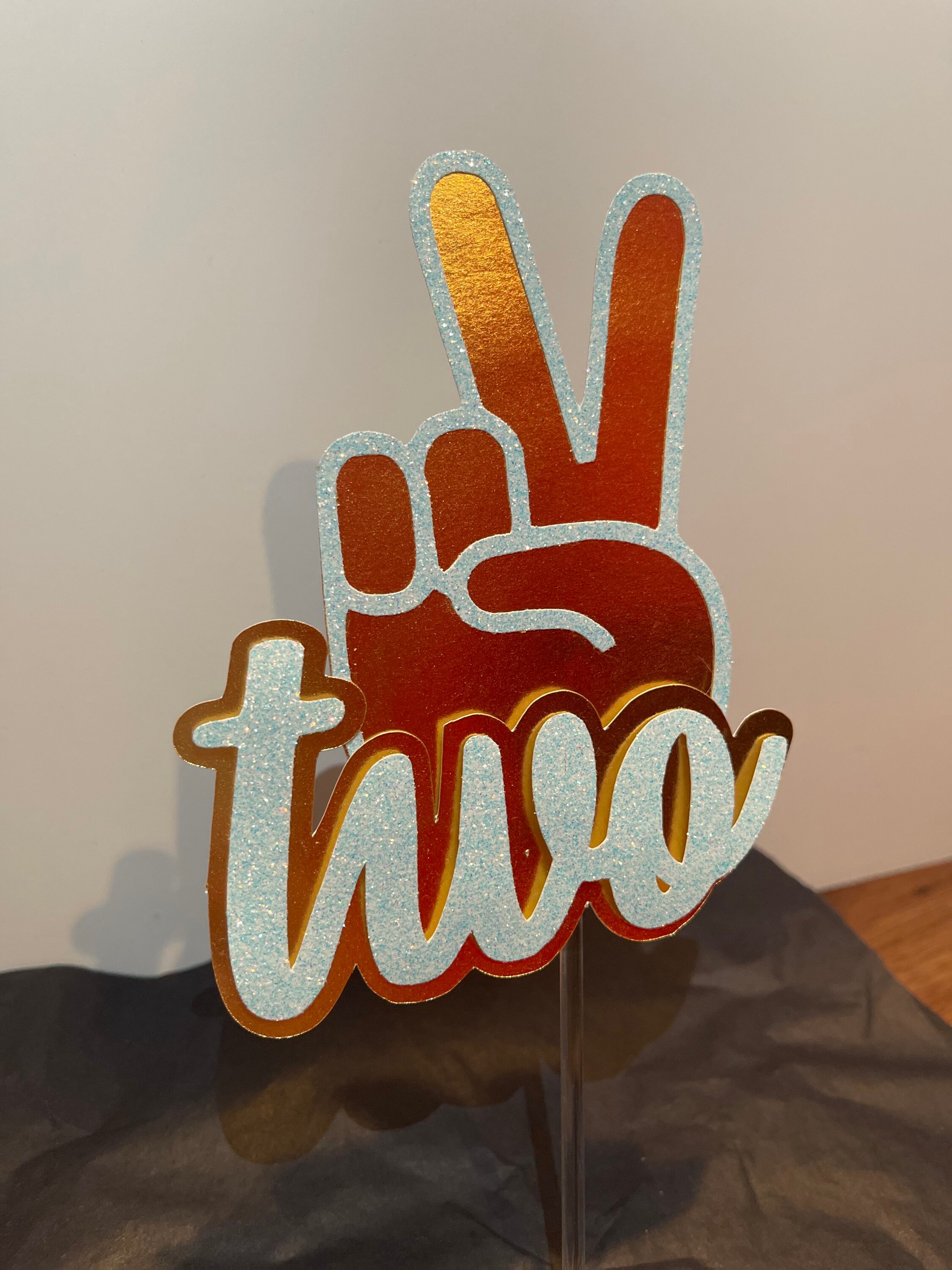 Two Cake Topper/2 Cool Cake Topper/2 Cute Cake Topper - Etsy