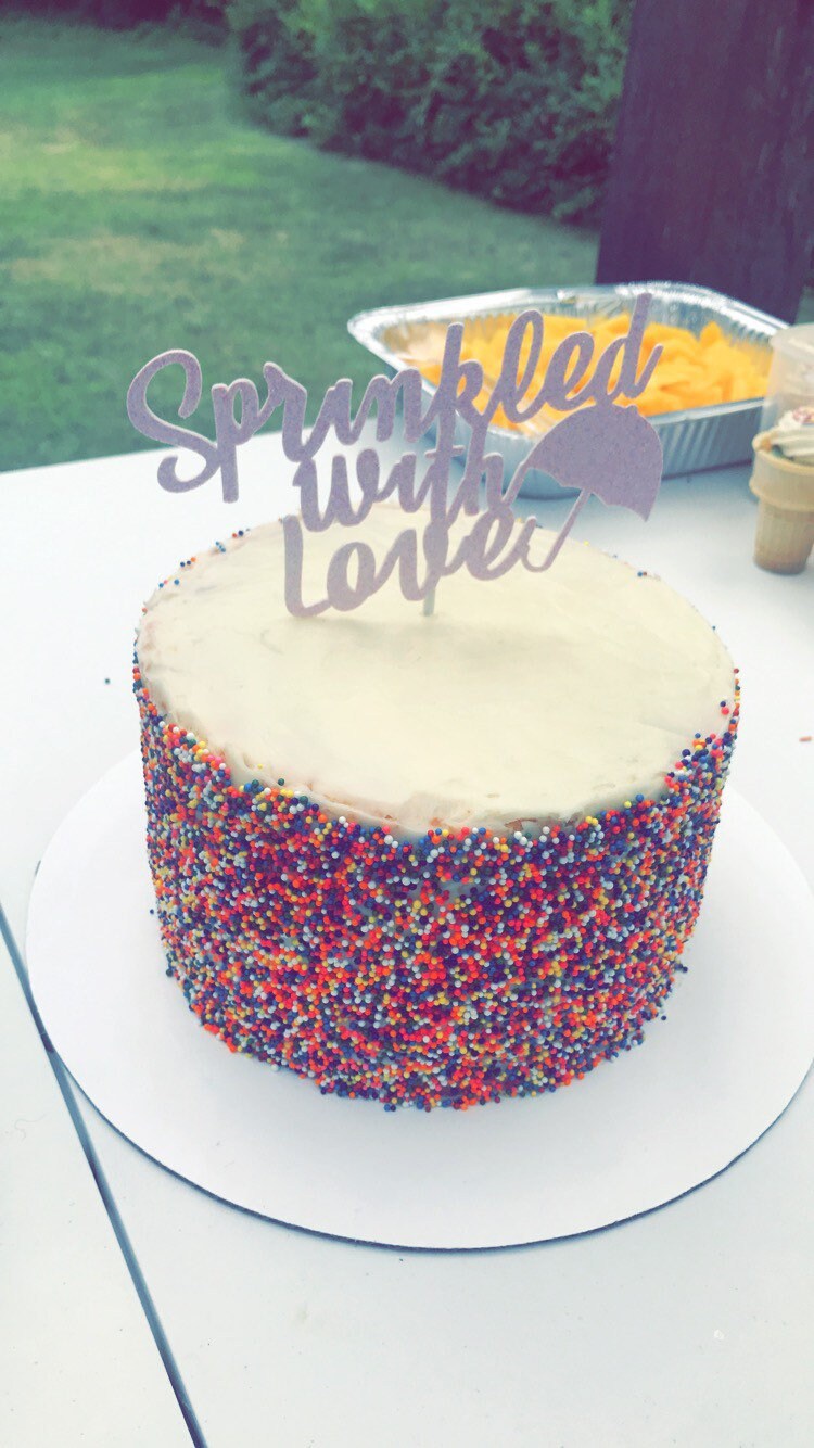 Sprinkle Baby Shower Cake Topper - Etsy