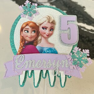 Frozen Inspired Cake Topper/frozen Cake Topper/elsa Cake Topper - Etsy UK