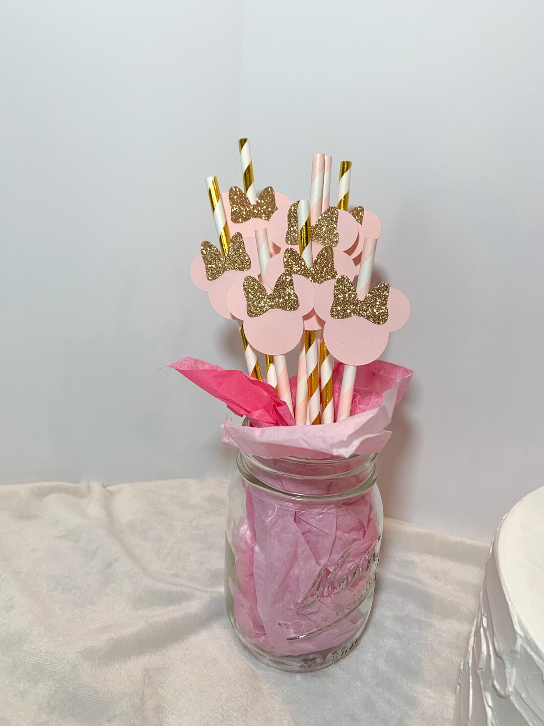 Minnie Mouse Paper Straws - Etsy