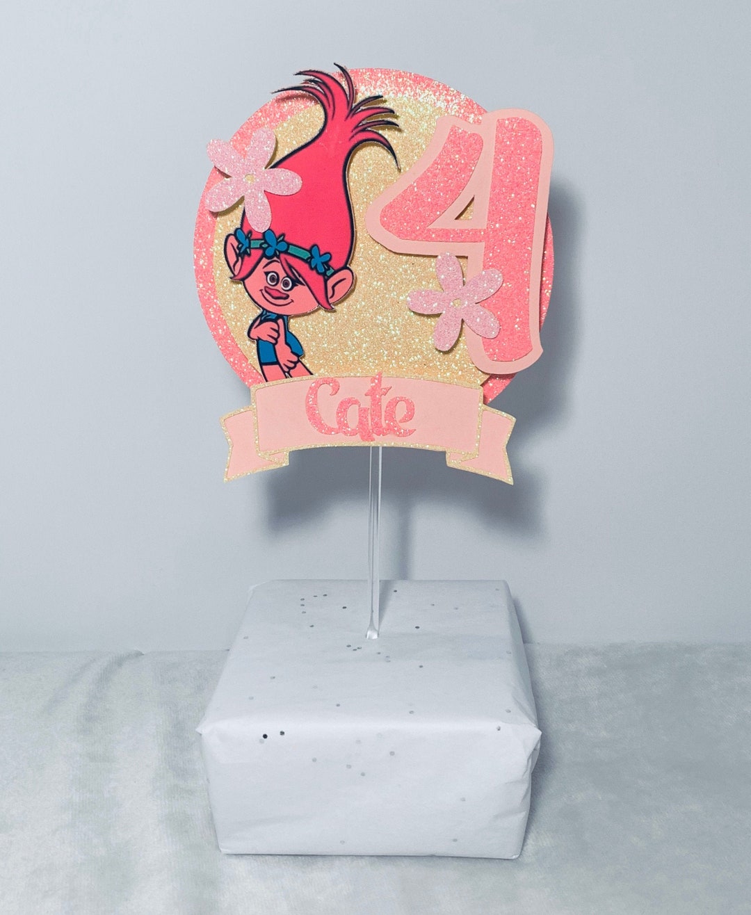 Trolls Birthday Party/trolls Cake Topper/poppy Cake Topper - Etsy