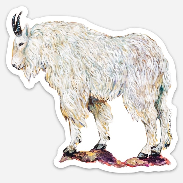 Mountain Goat Sticker - Etsy