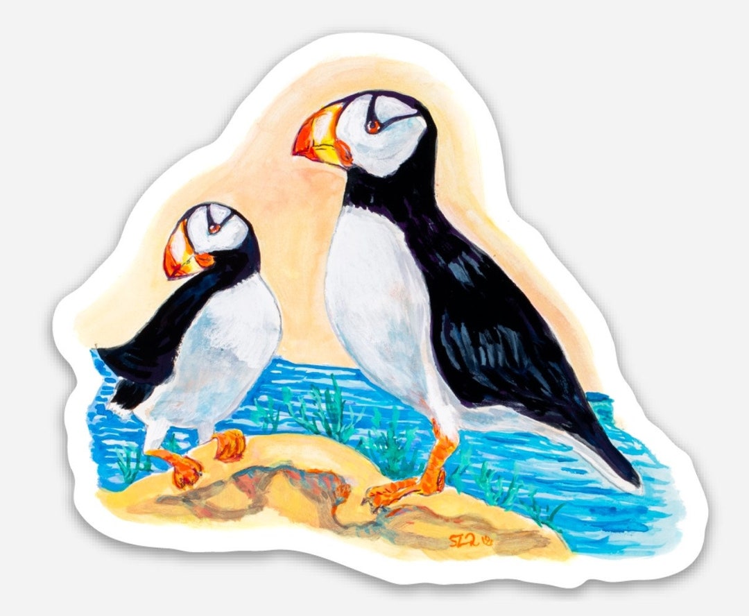 Puffin Sticker or Decal - Etsy