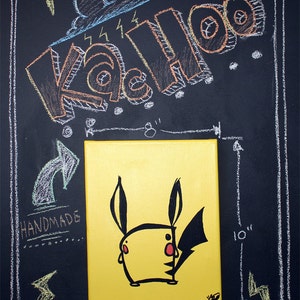 Kachoo! 8" X 10" Hand Painted Canvas. Chu! - Etsy